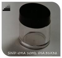 China Transparent 10ML cream jars cosmetic packaging For Face Cream for sale