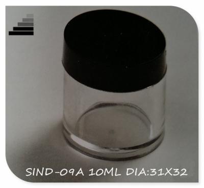 China Transparent 10ML cream jars cosmetic packaging For Face Cream for sale
