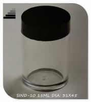 China Eye Cream Cosmetic Cream Jars 15ML DIA 31cm X 45cm With Screw Up for sale