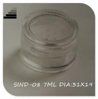 China Environmental 7ML Cosmetic Cream Jars , plastic mini bottlesDIA 31cm X 19cm for sale