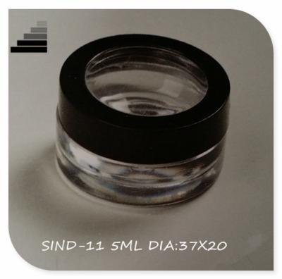 China Transparent Round Cosmetic Cream Jars Environmental for eye cream for sale