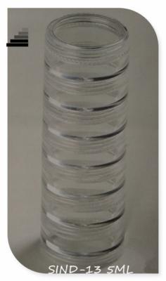 China Face Cream PP Cosmetic Cream Jars 5ML white with DIA 37cm X 20cm for sale