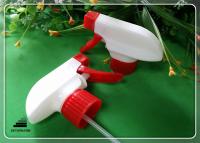 China 28 / 410 chemical resistant trigger sprayer white red trigger spray pumps for sale
