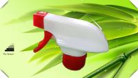 China 28 / 410 chemical resistant trigger sprayer white red trigger spray pumps for sale