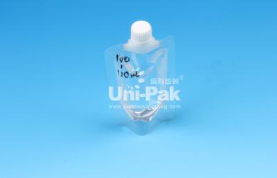 China Attachable Plastic Water Bag For Child , outdoor Spout Pouch SGS approved for sale