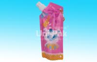 China Promotional Flexible Plastic Water Bag / spouted pouch , Kids Water Bag for sale