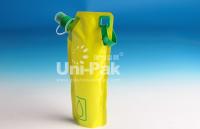 China Portable Plastic Water Bag With Spout BPA Free Non-toxic SGS Approved Outdoor for sale