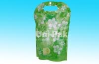 China Customized 3L Plastic Water Bag With Handle And Butterlly Valve for sale