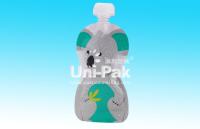 China BPA Free Plastic Water Bag For Baby Food / Kids Water Bottle Bag for sale