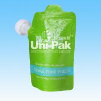 China Customized Plastic Water Bag For Baby Food , Baby Food Pouch With Spout for sale