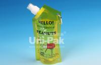 China Customized foldable Transparent Plastic Water Bag BPA Free for sale