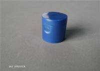 China Dark blue color of 18 / 415 plastic press cap from Sky Sprayer Package for sale