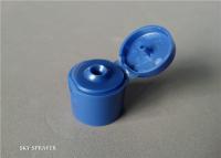 China Dark blue color of 18 / 415 plastic press cap from Sky Sprayer Package for sale