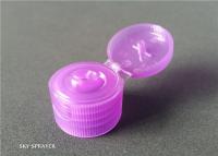 China Purple Press cap for bottle 24 / 410 Caps and Closures anti liquid leakage for sale