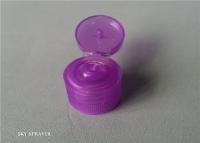 China Purple Press cap for bottle 24 / 410 Caps and Closures anti liquid leakage for sale