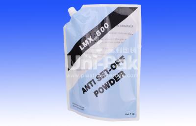 China Standing Up Plastic Water Bag With Spout For Laundry Detergent for sale