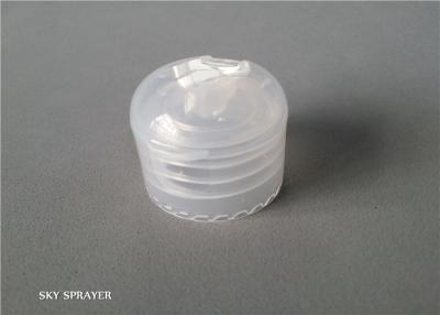 China Transparent Caps and Closure Plastic Flip Top Cap For Liquid Soap for sale