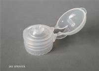 China Transparent Caps and Closure Plastic Flip Top Cap For Liquid Soap for sale
