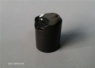 China 20 / 415  Black Plastic PP Caps and Closures For Detergent Bottle for sale