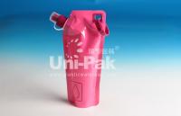 China Colorful Stand Up Aluminum Foil Bags Foldable Sport Drinking Water Carrier for sale