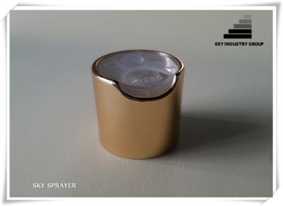 China Corrosion resistance aluminum press cap For Detergent Packing 24 / 410 for sale