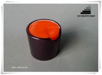 China Transparent Body lotion Bottle Press Cap , Plastic screw caps 24 / 410 For Cosmetic Bottle for sale