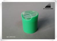 China 24 / 415 plastic Press locked cap for cosmetic packaging bottle for sale