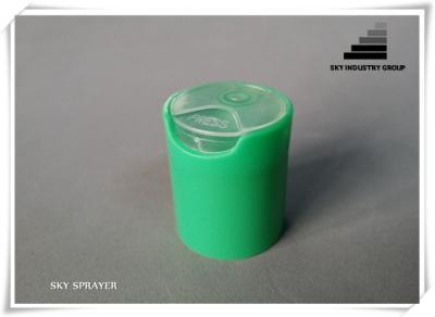 China 24 / 415 plastic Press locked cap for cosmetic packaging bottle for sale