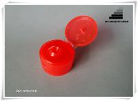 China Red 20 / 410 Caps and Closures plastic flip top cap for Cosmetic bottle for sale