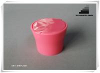 China 28 / 410 shampoo bottle Caps and Closures , plastic press cap for sale