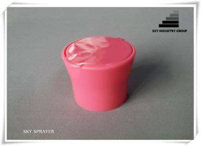 China 28 / 410 shampoo bottle Caps and Closures , plastic press cap for sale