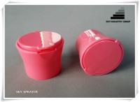 China 28 / 410 shampoo bottle Caps and Closures , plastic press cap for sale