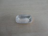 China Disposable Aluminum food Storage Containers / Aluminum Foil Cup Golden Colored for Cupcake Baking for sale