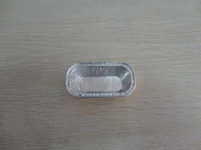 China Disposable Aluminum food Storage Containers / Aluminum Foil Cup Golden Colored for Cupcake Baking for sale