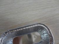 China Disposable Aluminum food Storage Containers / Aluminum Foil Cup Golden Colored for Cupcake Baking for sale
