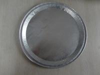 China Disposable Aluminum Foil Serving Trays embrossed , Pizza round round foil baking trays for sale