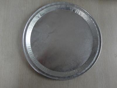 China Disposable Aluminum Foil Serving Trays embrossed , Pizza round round foil baking trays for sale