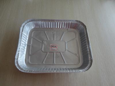 China Custom Aluminum Foil Serving Trays For Food Freezing , Baking square shape for sale