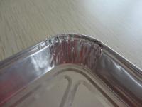 China Large Bakery Serving Aluminium Foil Tray / Aluminum small cake foil tray for sale