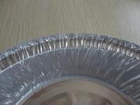 China Home Pack Aluminum Foil Serving Trays Heat Sealable Round For Pizza Baking for sale