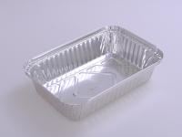 China 850ml Rectangle Bakery Disposable Aluminium Foil Trays for Food Baking for sale