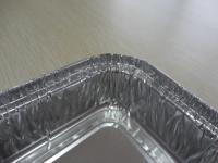China Carry out 3-Compartment Aluminum Foil Serving Trays for sale