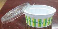 China Round Bowl Disposable Plastic Cups , 4.0cm Dessert Cups 130ml 4oz for sale