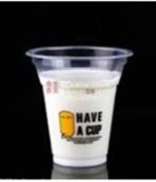 China Transparent Disposable Plastic Cups For Bubble Tea , Dome Lid 360ml PP for sale