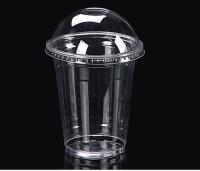 China 460ml PET Disposable Plastic Cups Slender For Ice Coffee , Cold Drink for sale