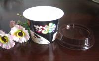 China 5oz White Disposable Dessert Cups , Plastic Yogurt Cups 160ml for sale