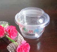 China 170ml Clear Disposable Dessert Cups For Ice Cream , Plastic Cups for sale