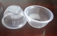 China Plastic Disposable Dessert Cups With Round Bowl 200ml 9.5x5.0cm for sale