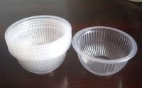 China Plastic Disposable Dessert Cups With Round Bowl 200ml 9.5x5.0cm for sale
