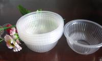 China Plastic Disposable Dessert Cups With Round Bowl 200ml 9.5x5.0cm for sale